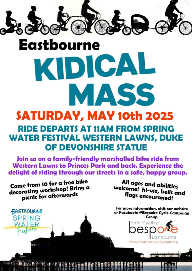 Kidical Mass Bike Ride 2025 - Bespoke Cycle Group
